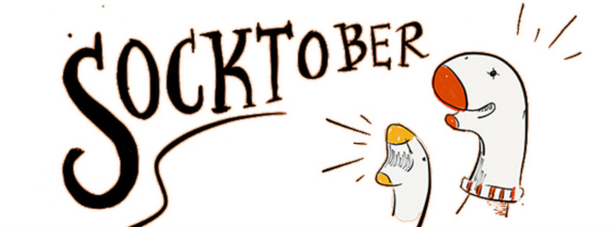 Socktober Logo - Grace and Mimi